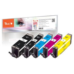 Peach Spar Pack Tintenpatronen ersetzt Canon PGI-580XL, CLI-581XL