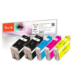 Peach Spar Pack Plus Tintenpatronen ersetzt Epson T1301, T1305