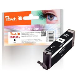 Peach Tintenpatrone foto schwarz ersetzt Canon CLI-581XXLBK