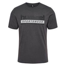 Hummel Funktionsshirt 'Carson' Herren Gr&ouml;&szlig;e M grau / anthrazit / schwarz