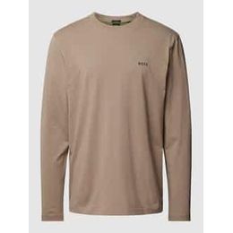 BOSS Green Longsleeve mit Label-Print