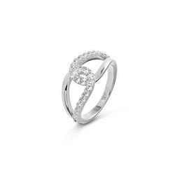 Tchibo 925 Silber Ring - Silber - Gr.: 17