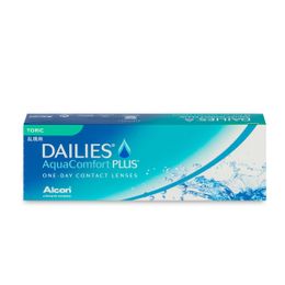 Alcon Dailies AquaComfort Plus Toric (30er Packung) Tageslinsen (-3.25 dpt, Zyl. -0,75, Achse 90 ° & BC 8.8)