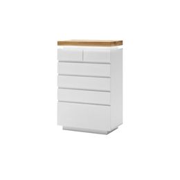 Höffner Kommode Fornico ¦ weiß ¦ Maße (cm): B: 73 H: 114 T: 40.0 » Höffner