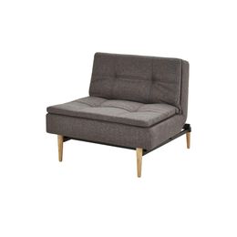 Höffner Design-Klappsessel Stratos ¦ grau ¦ Maße (cm): B: 90 H: 92 T: 79