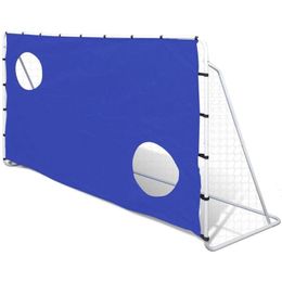 Fußball Tor mit Torschusswand Stahl 240 x 92 x 150 cm vidaXL692379