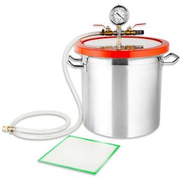 Mucola - Vakuumkammer Edelstahl Harzfalle 17L 28CM Entgasungskammer Vacuum Chamber neu