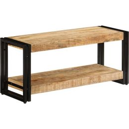 TV-Schrank 90x30x40 cm Massivholz Mango vidaXL