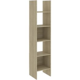 vidaXL - Bücherregal Sonoma-Eiche 40x35x180 cm Holzwerkstoff