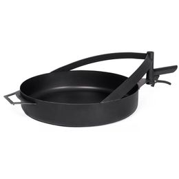 Grillpfanne COOKKING "CookKing Stahl Pfanne Für Feuerschale Bandito & Montana X 50 cm", schwarz, B:50,00cm H:10,00cm L:50,00cm, Pfannen, für Feuerschale Bandito & Montana X, 50 cm