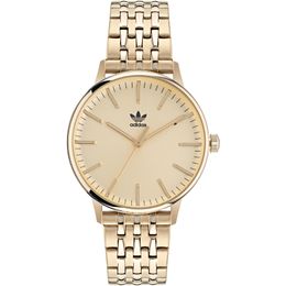 Quarzuhr adidas originals "CODE ONE, AOSY220242I" Armbanduhren goldfarben Damen Armbanduhr, Damenuhr, Edelstahlarmband