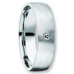 Diamantring ONE ELEMENT Fingerringe Gr. 48, Silber 925 (Sterlingsilber), silberfarben (silber) Damen Silber Schmuck Freundschaft Partner