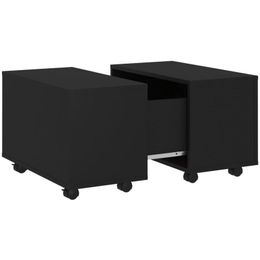 Couchtisch Schwarz 60x60x38 cm Holzwerkstoff vidaXL