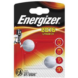 Nedis Energizer CR2016 Lithium-Batterie, Blister mit 2 Stück.