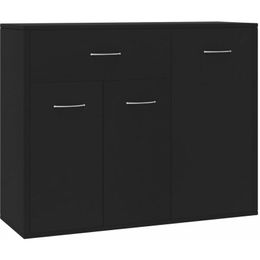 Sideboard Schwarz 88x30x70 cm Holzwerkstoff vidaXL