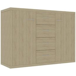 Sideboard Sonoma-Eiche 88x30x65 cm Holzwerkstoff vidaXL