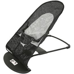 Haloyo - Babywippe Babyschaukel Schaukelwippe wippe Höhenverstellbar 88X40X51.5cm schwarz