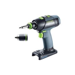 Akku-Bohrschrauber t 18+3 ohne Akku ohne Lader im Systainer SYS3 m 187 - FESTOOL