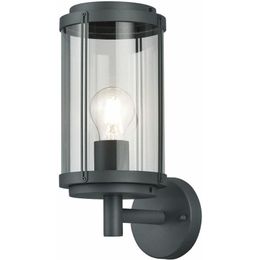 Design Außen Wand Lampe alu Terrassen Grundstück Strahler Leuchte schwarz Trio Leuchten 202360142