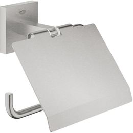 Grohe - QuickFix - Start Cube - Wandpapierabroller - Supersteel Finish 41102DC0 (zum Anschrauben oder Ankleben)