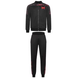 Tapout Jogginganzug 'Roots Taptrack' Herren Gr&ouml;&szlig;e L rot / schwarz