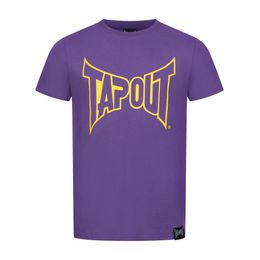 Tapout Shirt Herren Gr&ouml;&szlig;e L dunkelgelb / lavendel