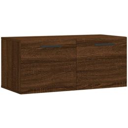 Wandschrank Braun Eichen-Optik 80x36,5x35 cm Holzwerkstoff vidaXL