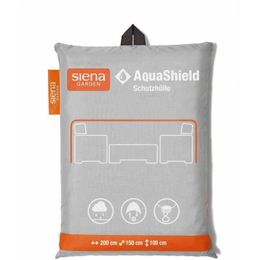 siena GARDEN AquaShield Sitzgruppenhülle 200x150xH100 cm hellgrau, 100% Polyester