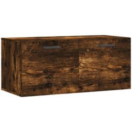 Wandschrank Räuchereiche 80x36,5x35 cm Holzwerkstoff vidaXL