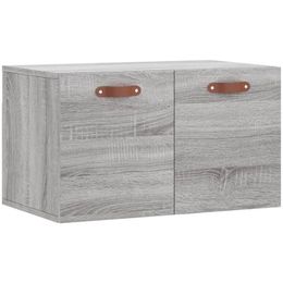 vidaXL - Wandschrank Grau Sonoma 60x36,5x35 cm Holzwerkstoff