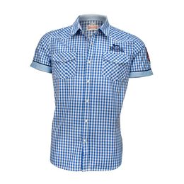 Lonsdale Button Up Shirt male Blue size XL