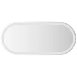 LED-Badspiegel 80x35 cm Oval vidaXL