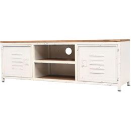 vidaXL - TV-Schrank 120x30x40 cm Weiß