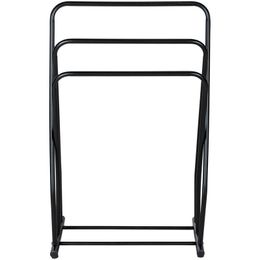 Metall Handtuchständer Granelli in Schwarz 53 x 80 x 31 cm - Schwarz - Wenko