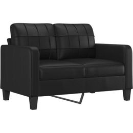 2-Sitzer-Sofa Schwarz 120 cm Kunstleder vidaXL