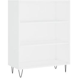 Jinlefu - Bücherregal Weiß 69,5x32,5x90 cm Holzwerkstoff vidaXL