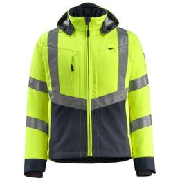 Safe Supr Softsh-Jacke Blackpool Gr. m hi-vis glb/schwarzbl 15502-246 - Mascot