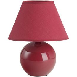 Eglo Brilliant Lampe Primo Tischleuchte rot 1x D45, E14, 40W, geeignet für Tropfenlampen (nicht enthalten) Mit Schnurzwischenschalter