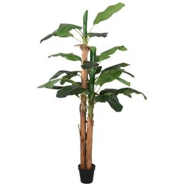 vidaXL - Bananenbaum Künstlich 18 Blätter 150 cm Grün