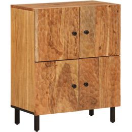 vidaXL - Beistellschrank 60x33x75 cm Massivholz Akazie