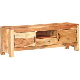 Jinlefu - TV-Schrank 116x30x40 cm Massivholz Akazie vidaXL