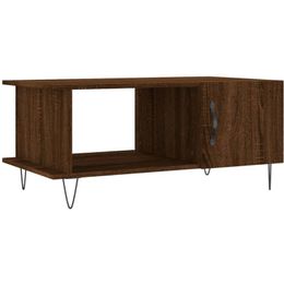 Jinlefu - Couchtisch Braun Eichen-Optik 90x50x40 cm Holzwerkstoff vidaXL