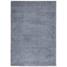 Teppich Shaggy Hochflor Modern Blau 160x230 cm vidaXL