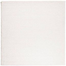 Teppich Shaggy Hochflor Modern Creme 200x200 cm vidaXL