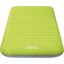 Intex Luftmatratze / Camping Luftbett "Dura-Beam TruAire" inkl. Luftpumpe grün 76 x 191 x 17cm