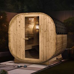 Outdoor Sauna cube Größe: xl Sauna Outdoor-Sauna Holzsauna Im - Home Deluxe