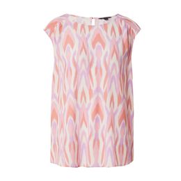 comma, COMMA Bluse Damen Größe XL lavendel / koralle / altrosa / weiß