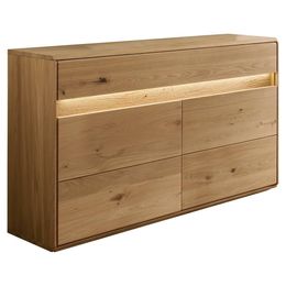 allnatura Sideboard "Bassano" - Holzart: Kernbuche