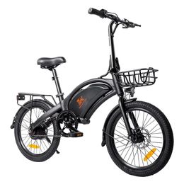 City E-Bike Kukirin V1 Pro Pendler-Elektrofahrrad, 350W 48V 7.5Ah(360Wh) 45km/h 30-45KM, Frontkorb & Gepäckträger,20-Zoll-Reifen