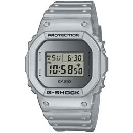 Chronograph Casio G-SHOCK "DW-5600FF-8ER" Armbanduhren silberfarben Herren Quarzuhr, Armbanduhr, Herrenuhr, digital,retro,bis 20 bar wasserdicht